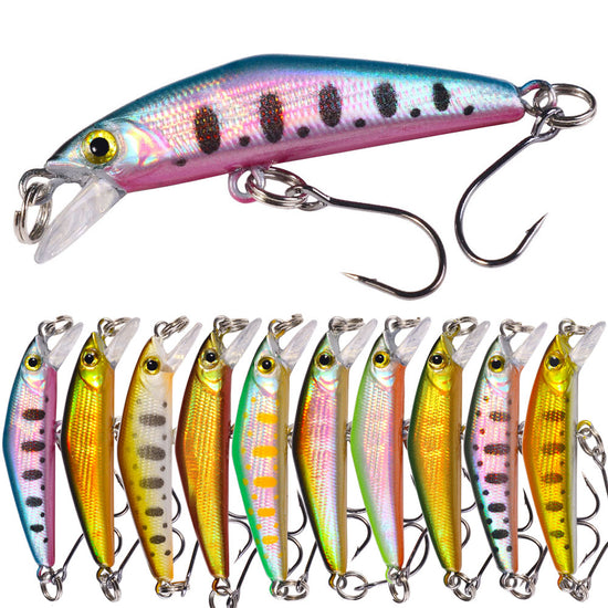 4.3cm 1.6g New Single Hook Sinking Minnow Seabass Lure Jerkbait ...