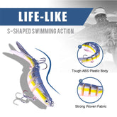 Jointed Lures, 6 Multi Section Baits For Bass | HENGJIA – Hengjia ...